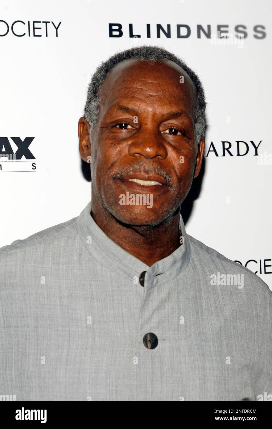 Actor Danny Glover attends the Cinema Society screening of "Blindness ...