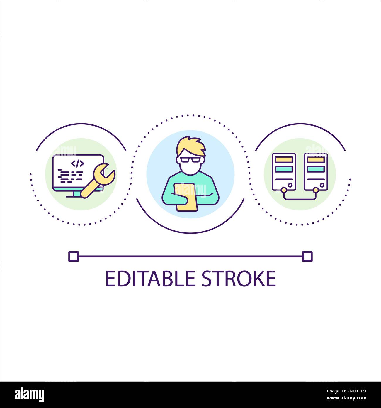 Checkout code to fix problems loop concept icon Stock Vector Image ... Checkout code to fix problems loop concept icon Stock Vector Image ...