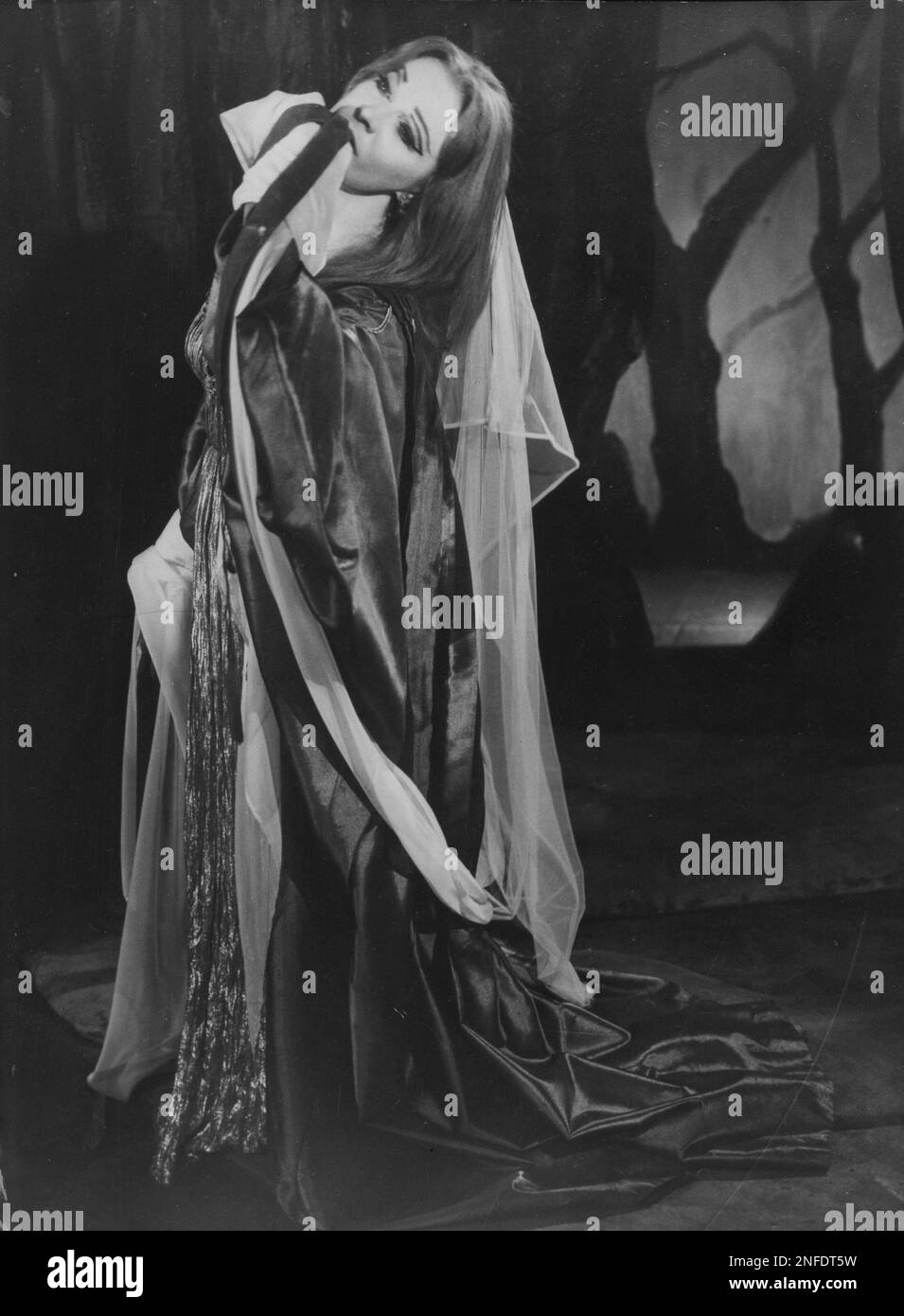 Indian born, British actress Vivien Leigh, in the role of Lavinia, in ...