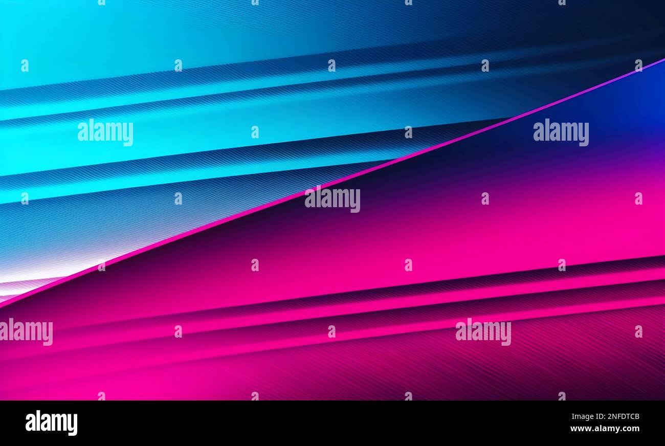 Abstract blue and magenta background, wallpaper of waves, veils texture ...