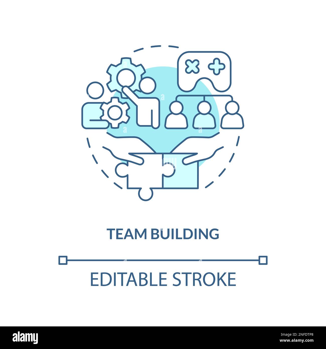 Teambuilding circle Stock Vector Images - Alamy