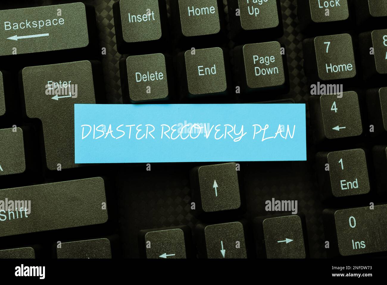 Writing displaying text Disaster Recovery Plan, Business idea having ...