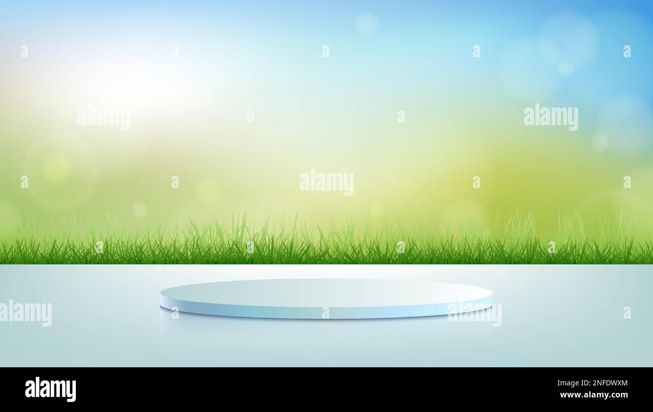 3d beautiful light blue bokeh Stock Vector Images - Alamy