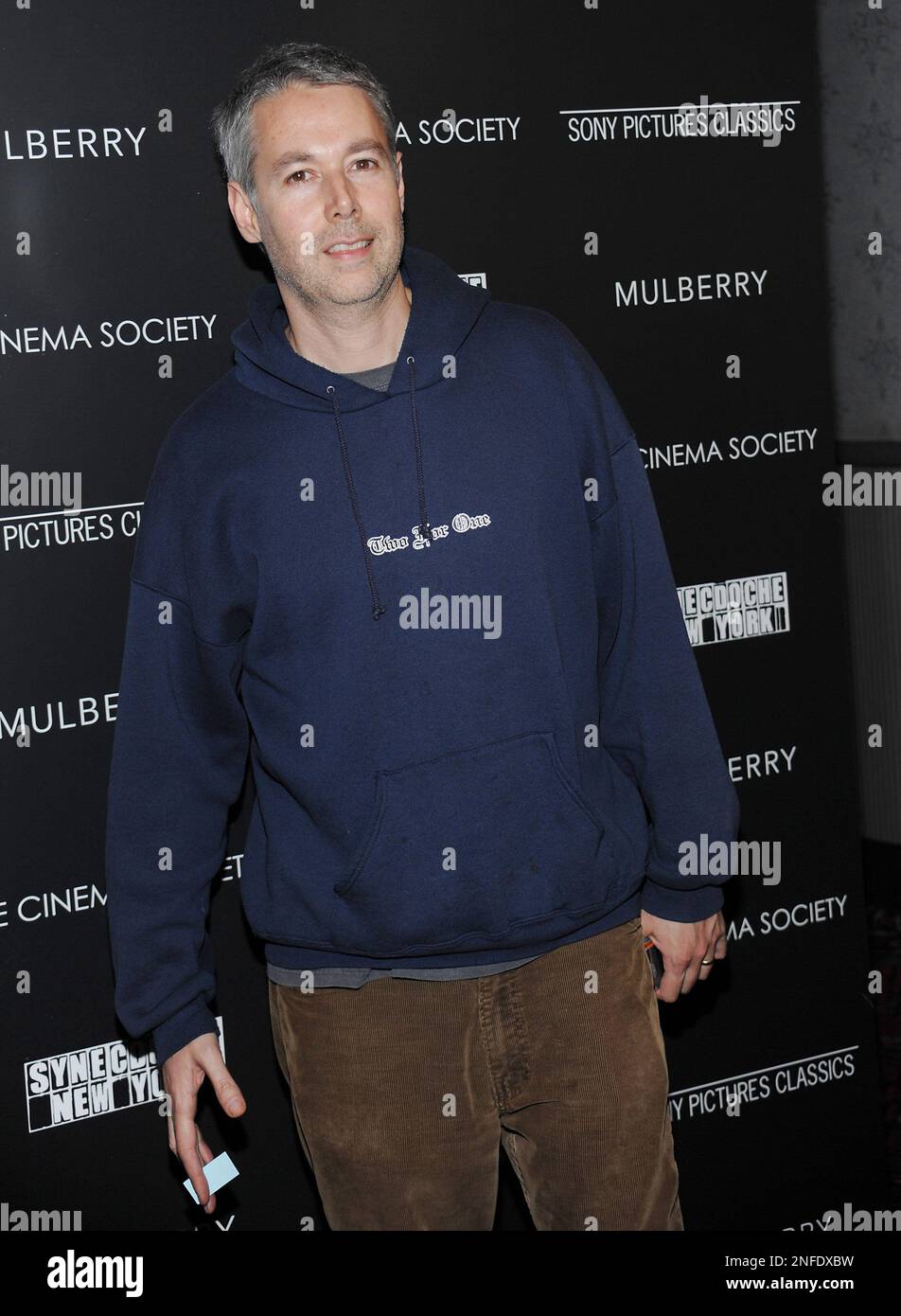 Musician Adam Yauch attends a Cinema Society hosted screening of ...