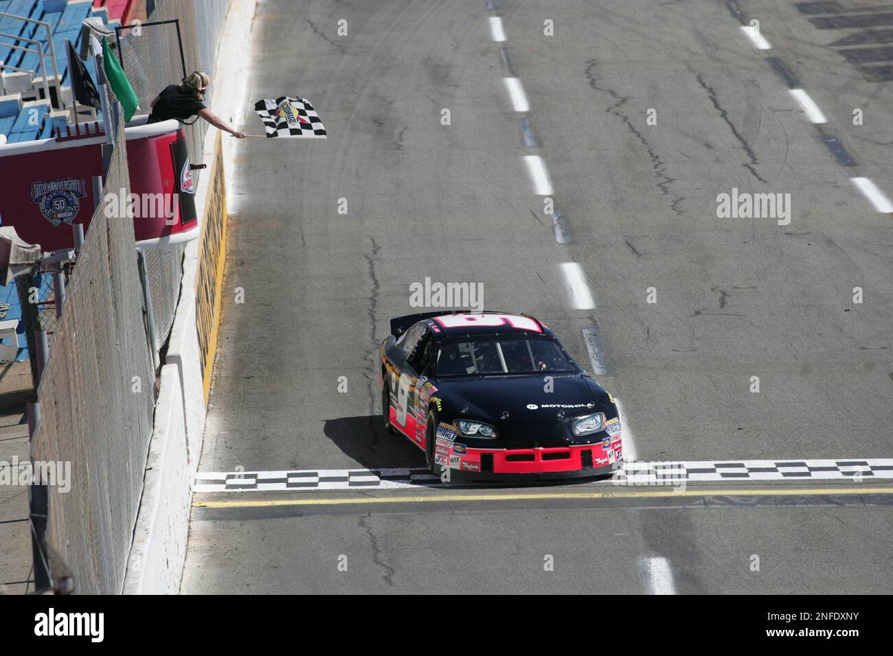 2008 NASCAR Drive for Diversity combine driver Paul Harraka practices ...