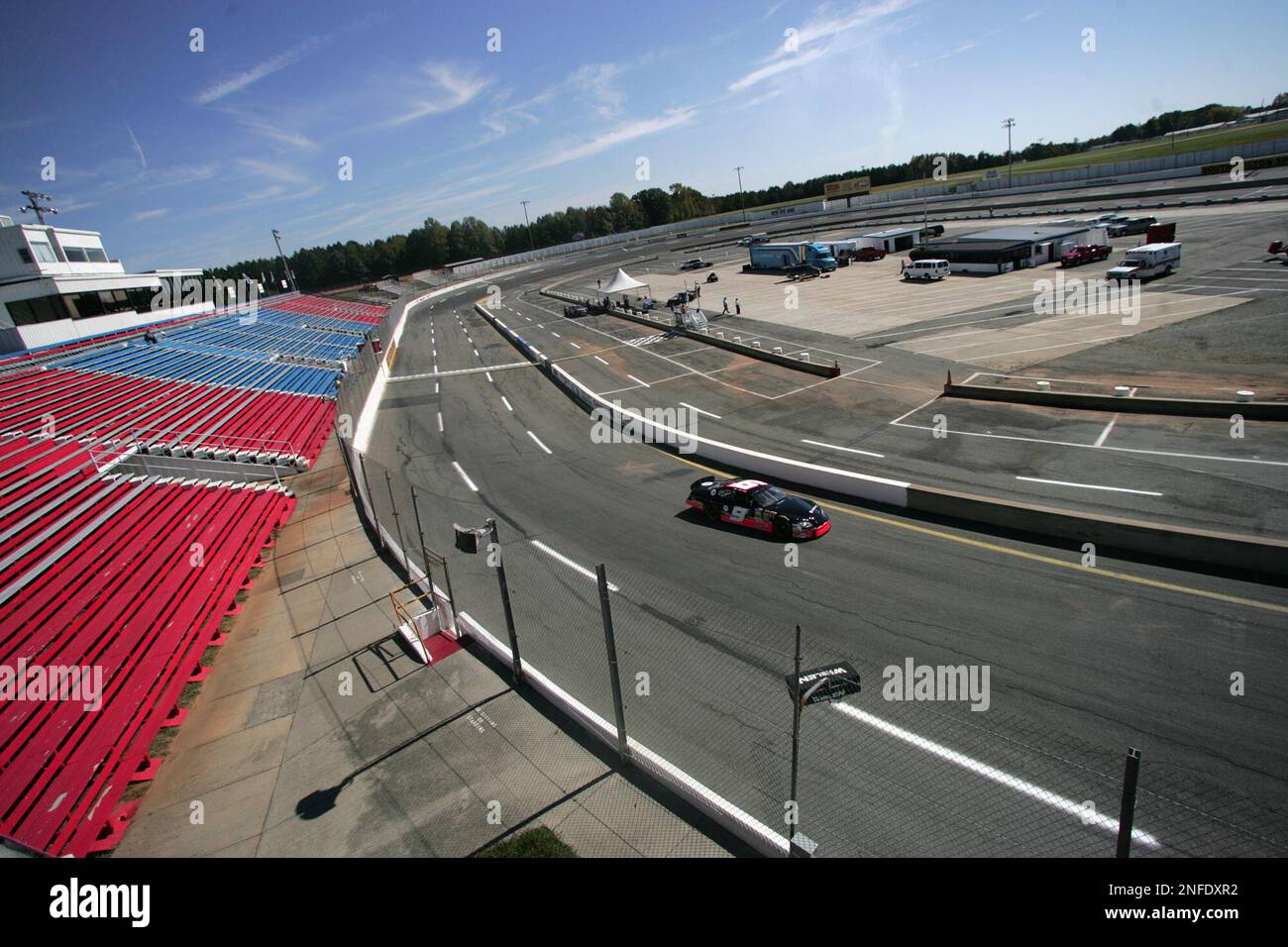 2008 NASCAR Drive for Diversity combine driver Paul Harraka practices ...