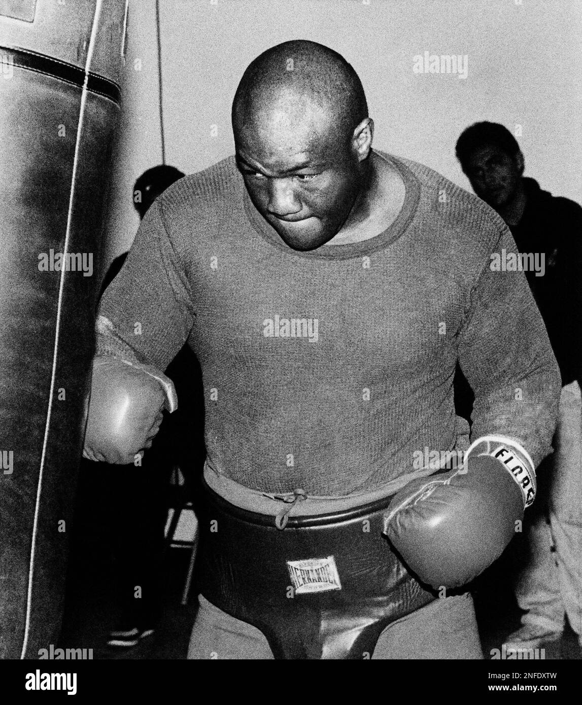 George Foreman the former heavyweight champion who retired ten years ...