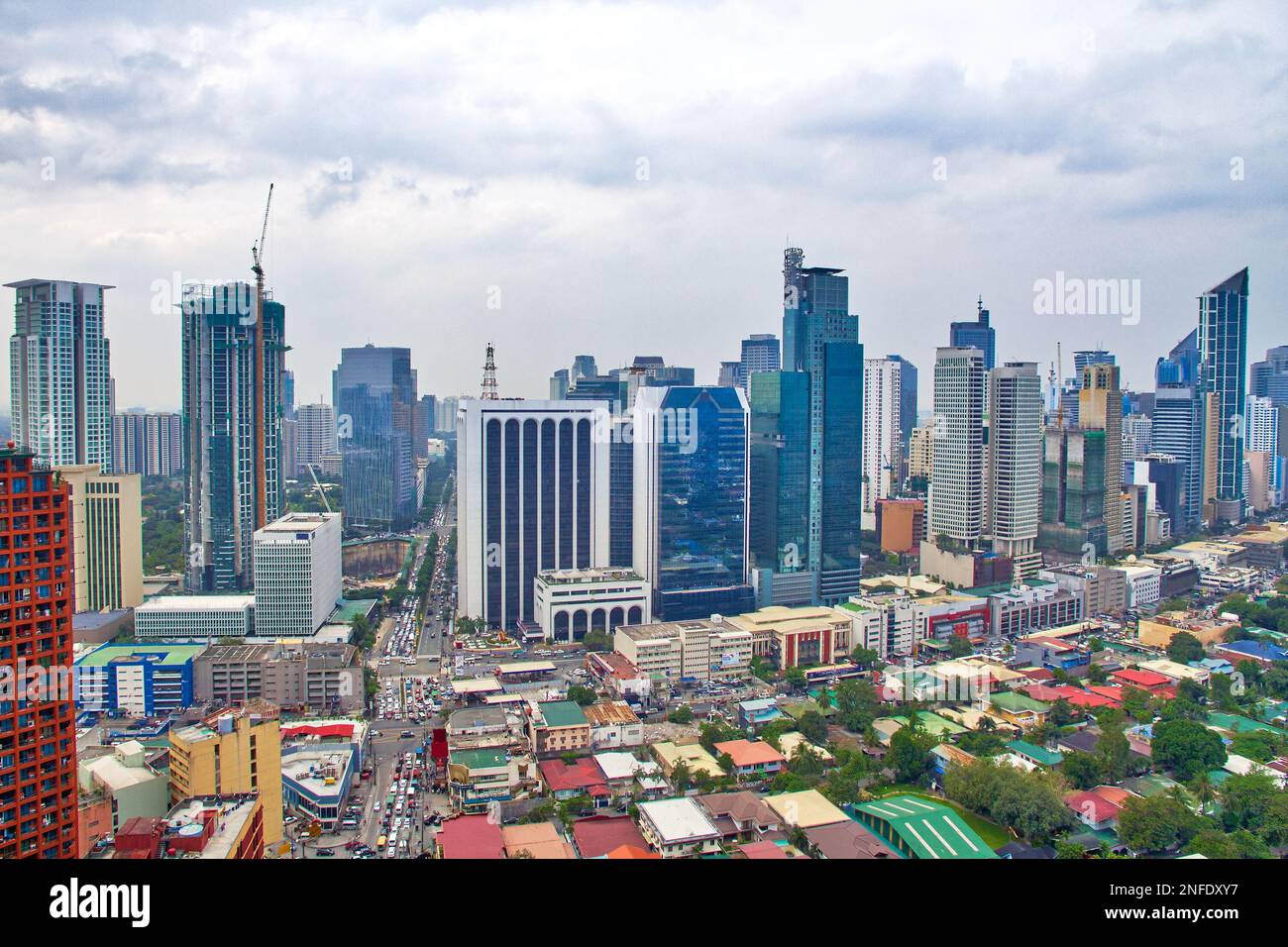 Manila city, Philippines. Makati city downtown skyline Stock Photo - Alamy