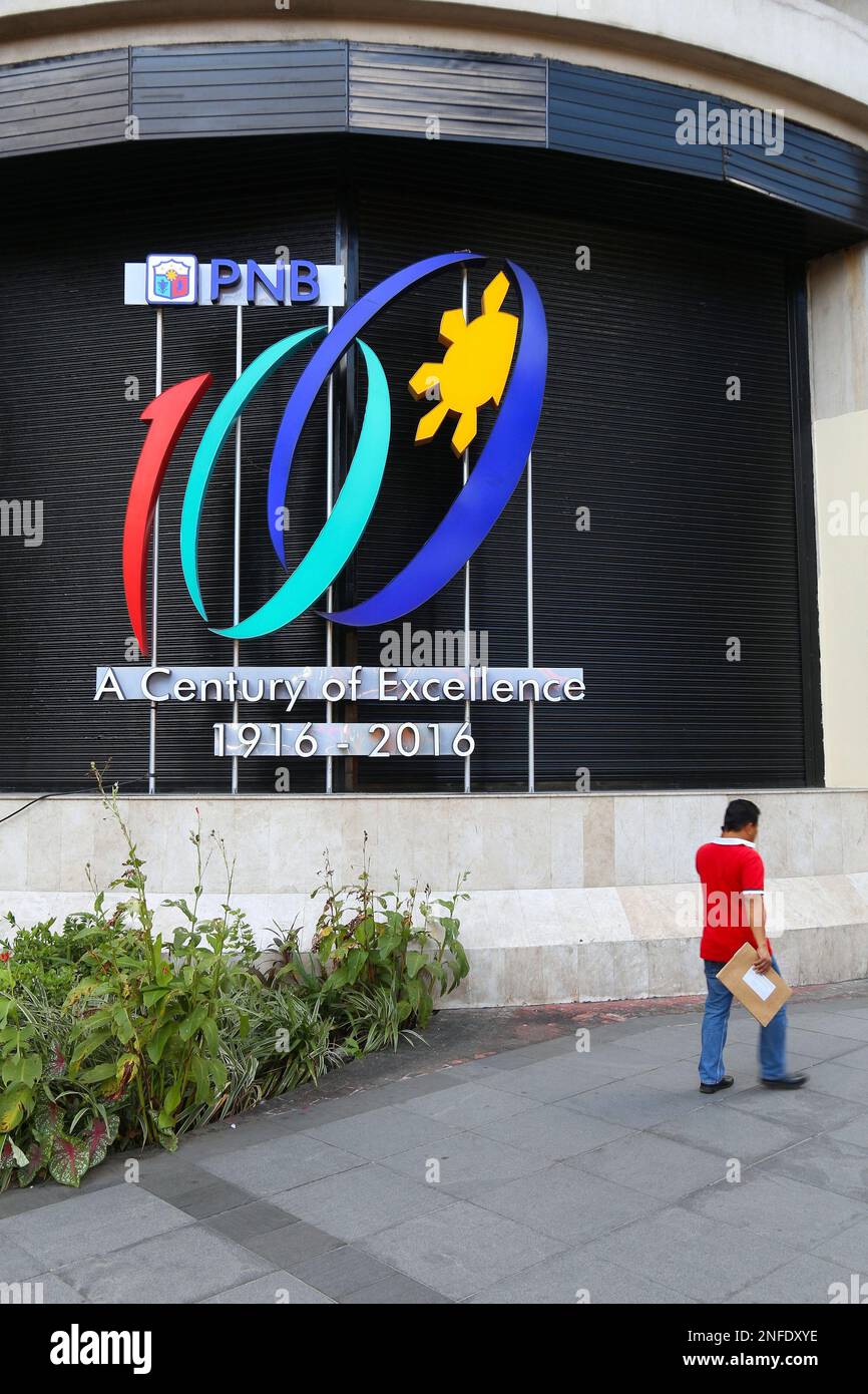 MANILA, PHILIPPINES - NOVEMBER 28, 2017: Philippine National Bank ...