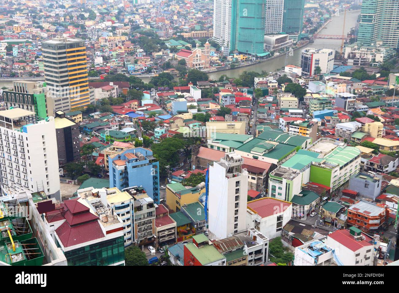 Poblacion district in Makati city, Manila, capital city of Philippines ...