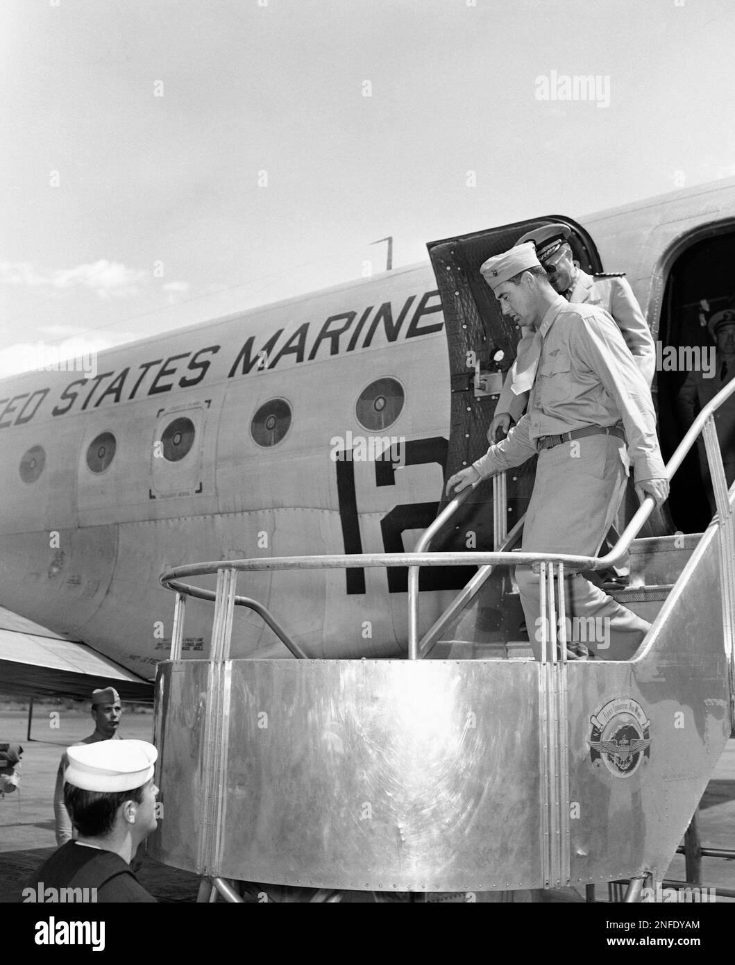 Marine Capt. Ted Williams, Boston Red Sox outfielder on military leave ...