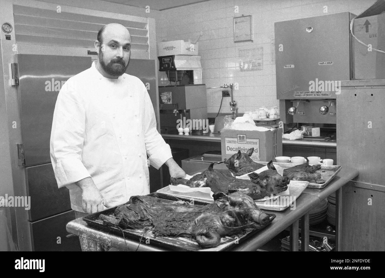 Larry Forgione is pictured at American Chefs Tribute to James Beard at ...