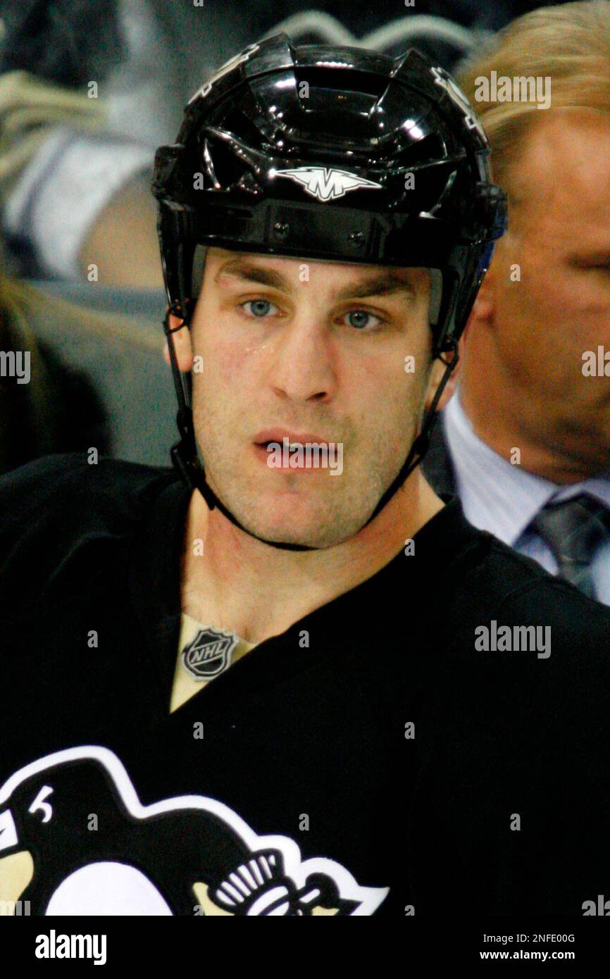 Pittsburgh Penguins' Eric Godard during a NHL hockey game against the ...