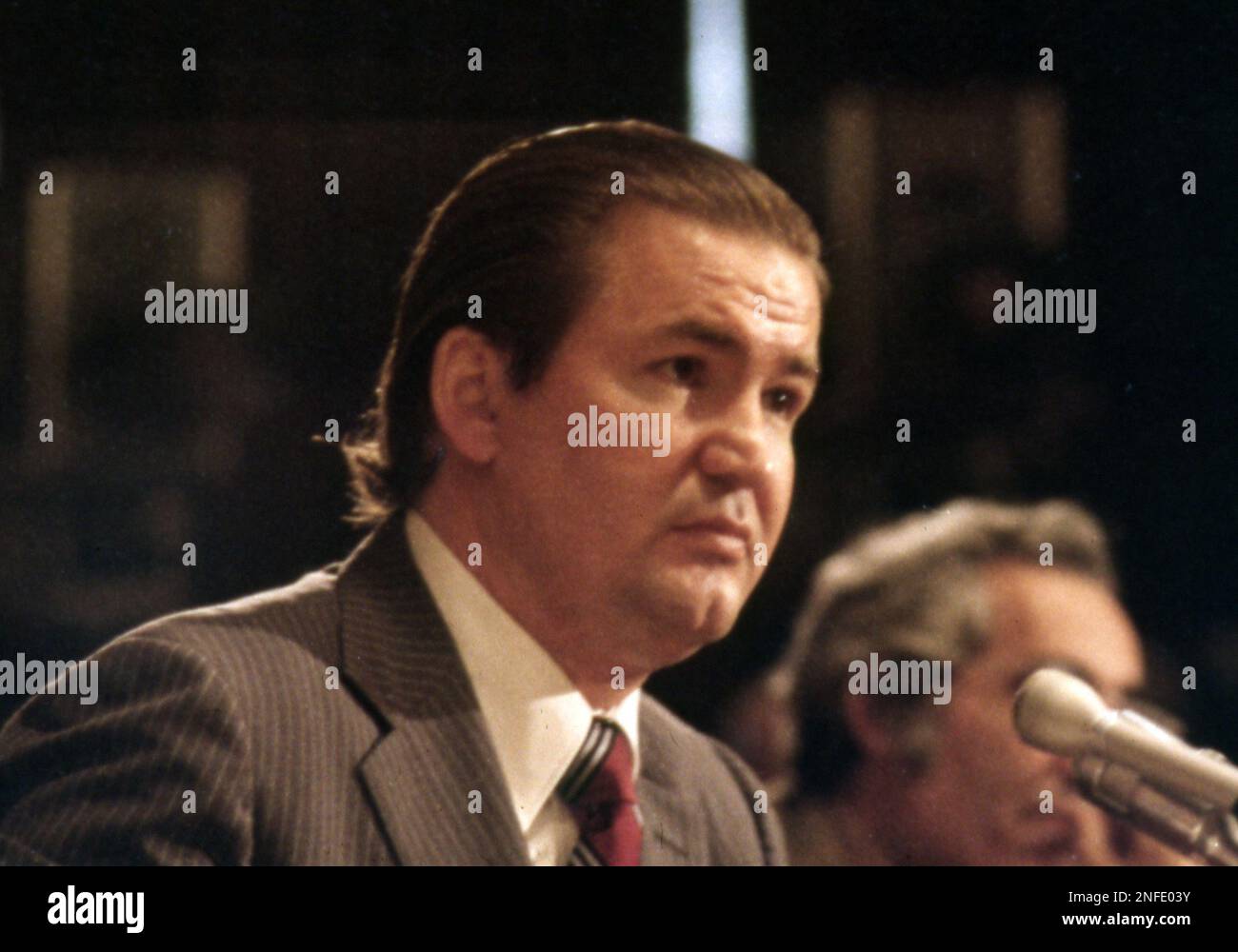 1973 portrait of Presidential aide and speech writer Pat J. Buchanan ...