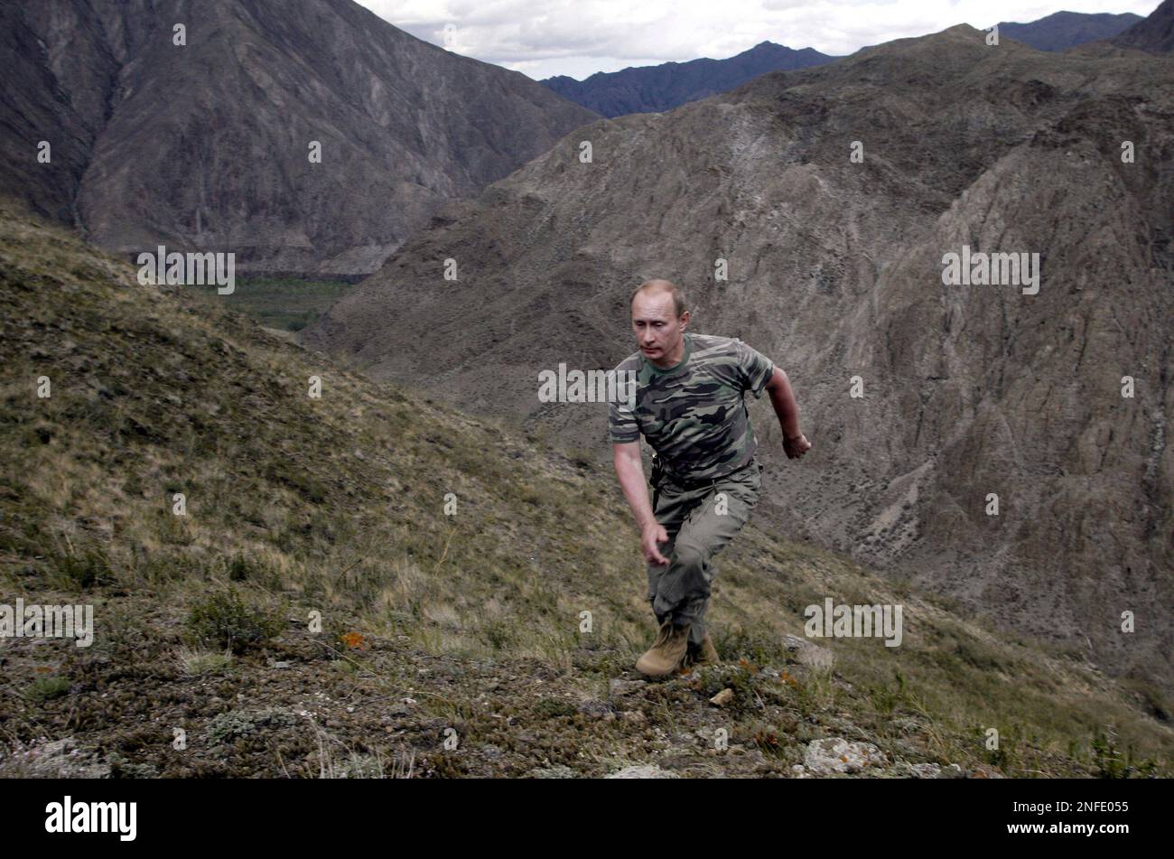 In this undated picture distributed by RIA Novosti on Oct. 14, 2008 ...