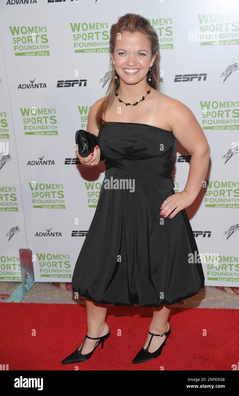 Swimmer Erin Popovich attends the 29th Annual Salute to Women In Sports ...