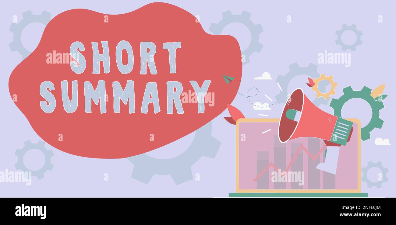 Conceptual display Short Summary, Word Written on Brief statement of ... Conceptual display Short Summary, Word Written on Brief statement of ...