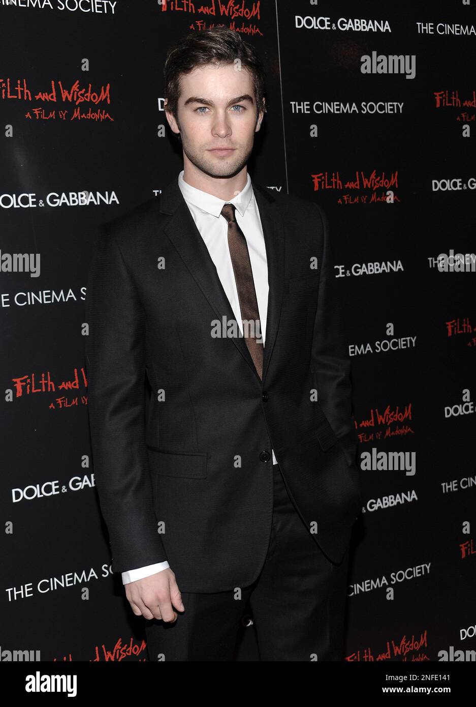 Actor Chace Crawford attends a Cinema Society and Dolce Gabbana hosted ...