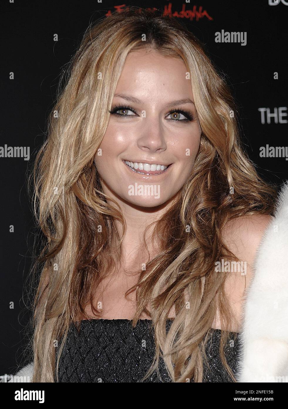 Actress Becki Newton attends a Cinema Society and Dolce Gabbana hosted ...