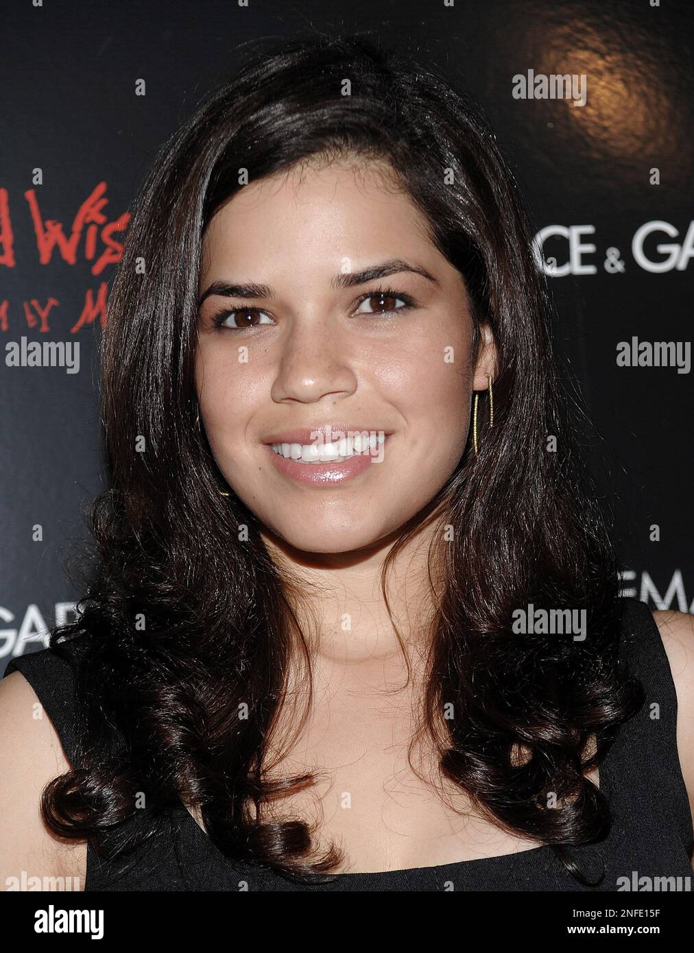 Actress America Ferrera attends a Cinema Society and Dolce Gabbana ...