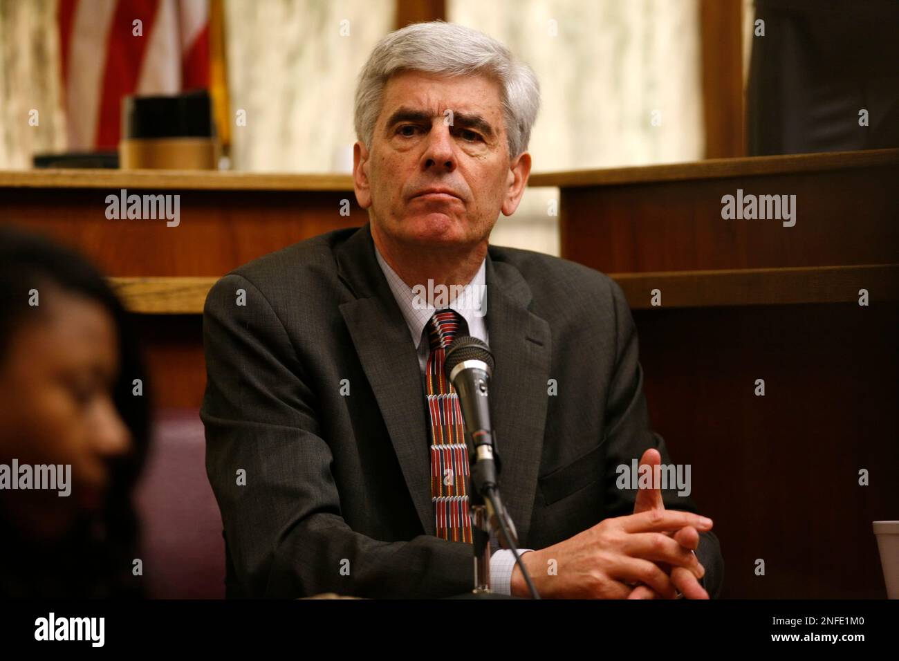 Former U.S. Attorney Donald Stern testifies for the defense in the ...