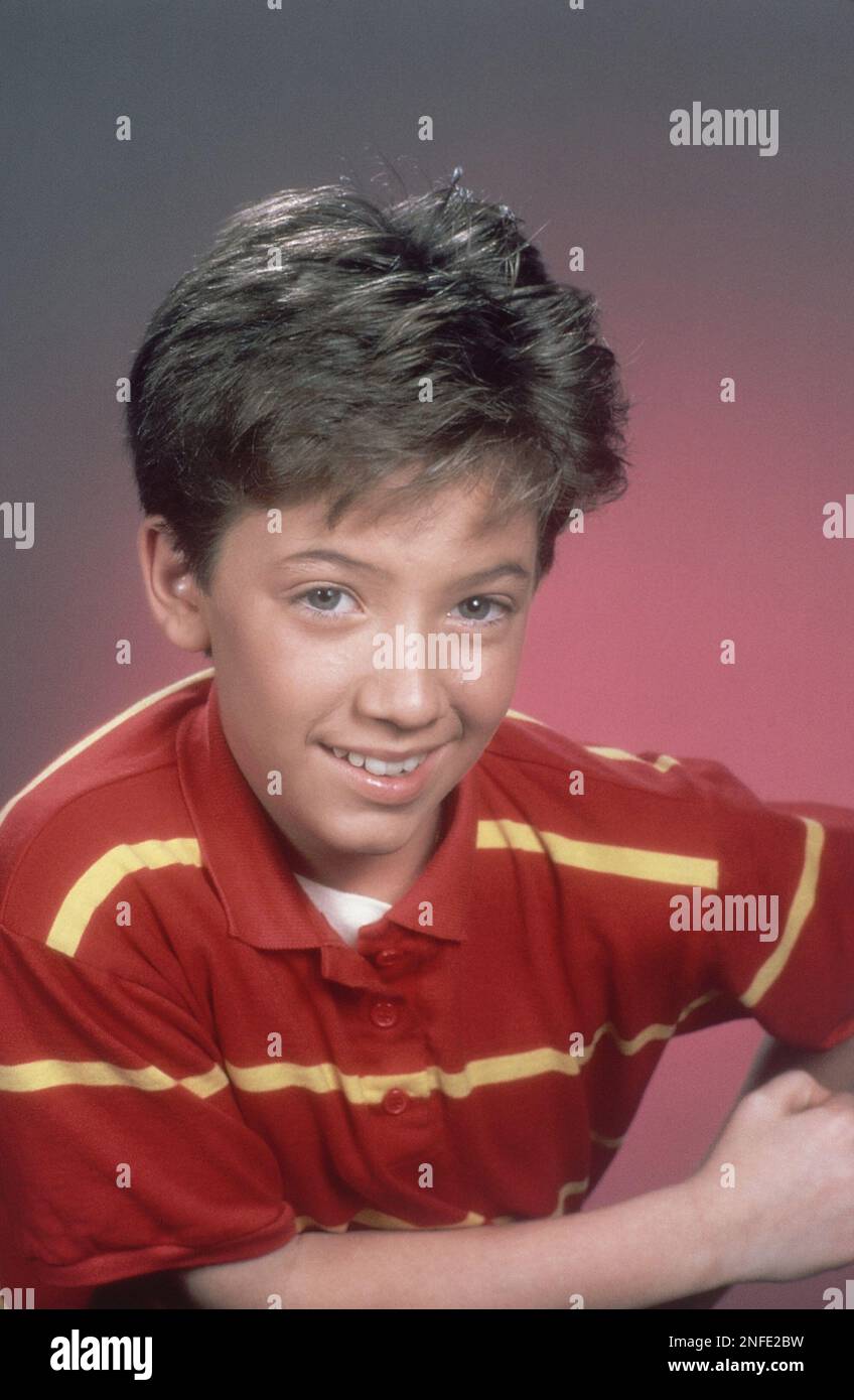 Young actor David Faustino of the TV sitcom "Married With Children" is ...