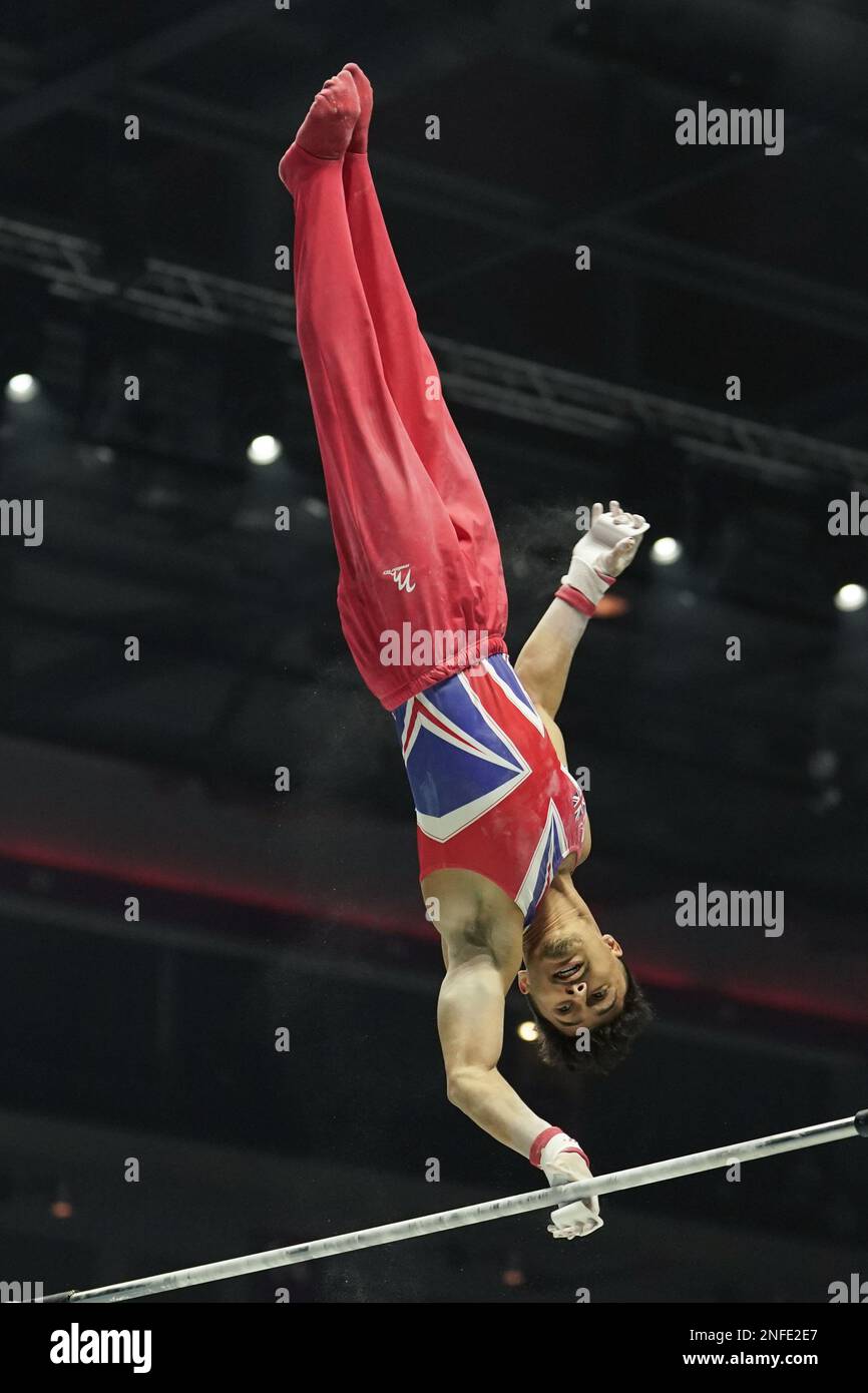 2022 World Gymnastics Championships. Liverpool.Mens Team Finals JARMAN ...