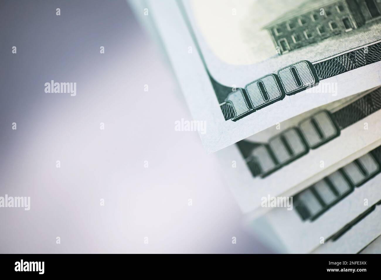 Cash money in a large pile as a finance background. Paper money close ...