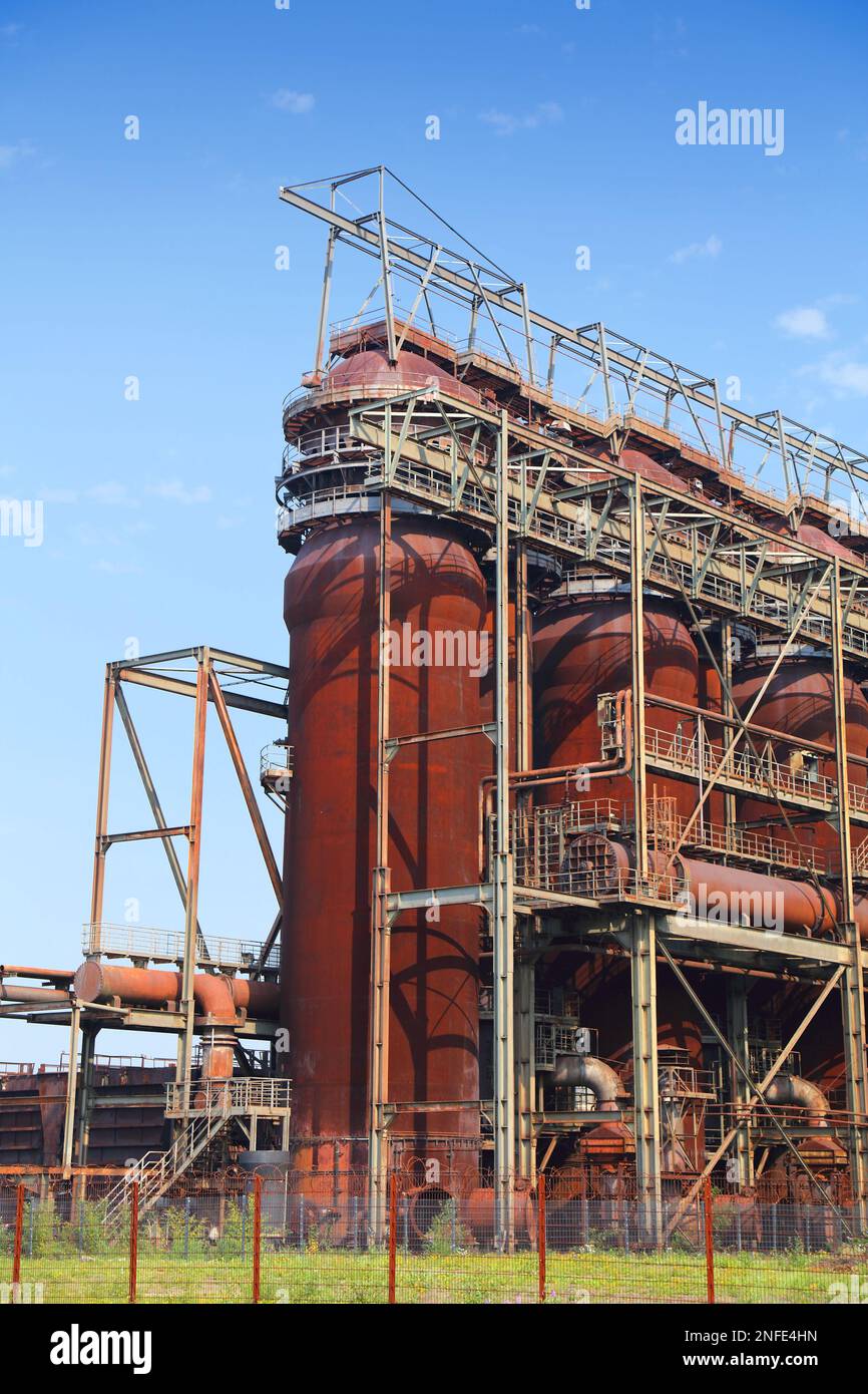 German industry in Dortmund. Urban exploration in Germany. Former ...