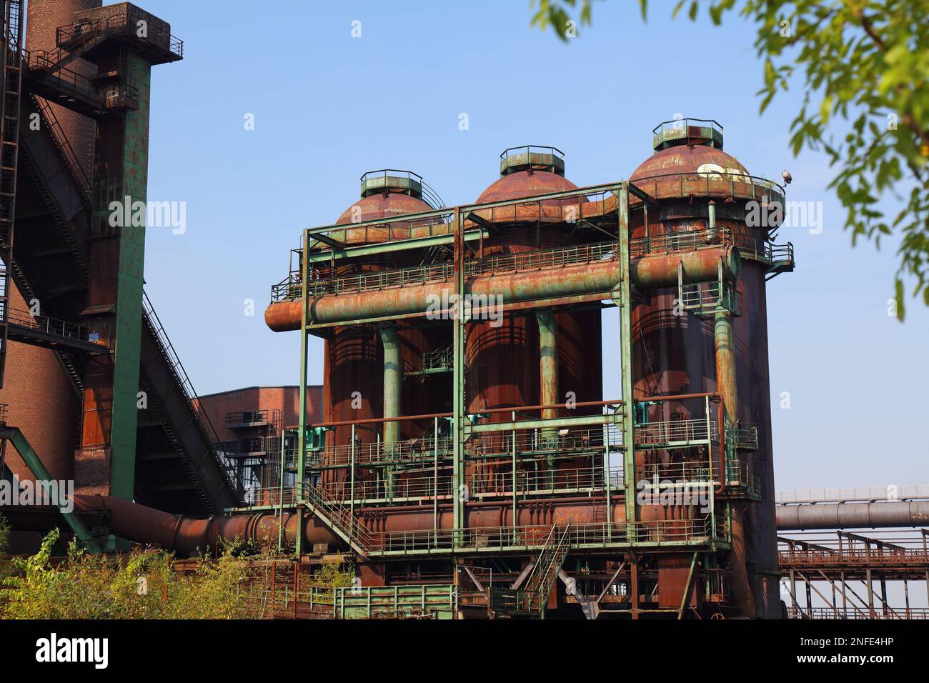 German industry in Dortmund. Urban exploration in Germany. Former ...