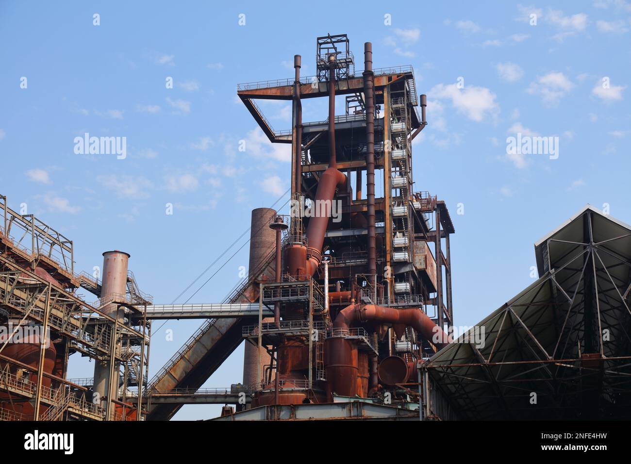 German industry in Dortmund. Urban exploration in Germany. Former ...