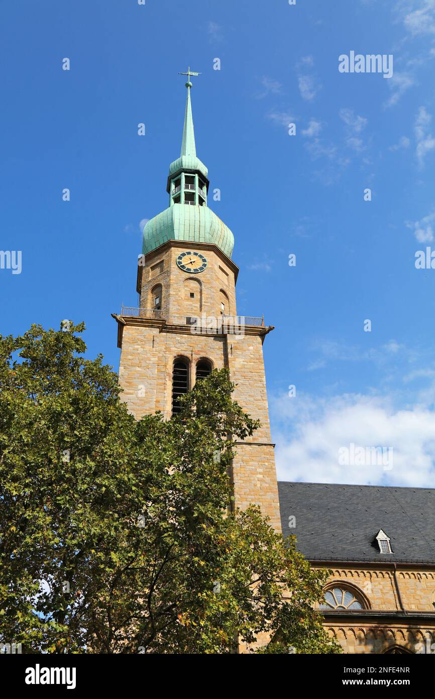 Dortmund city, Germany. Protestant church of St. Reinoldi ...