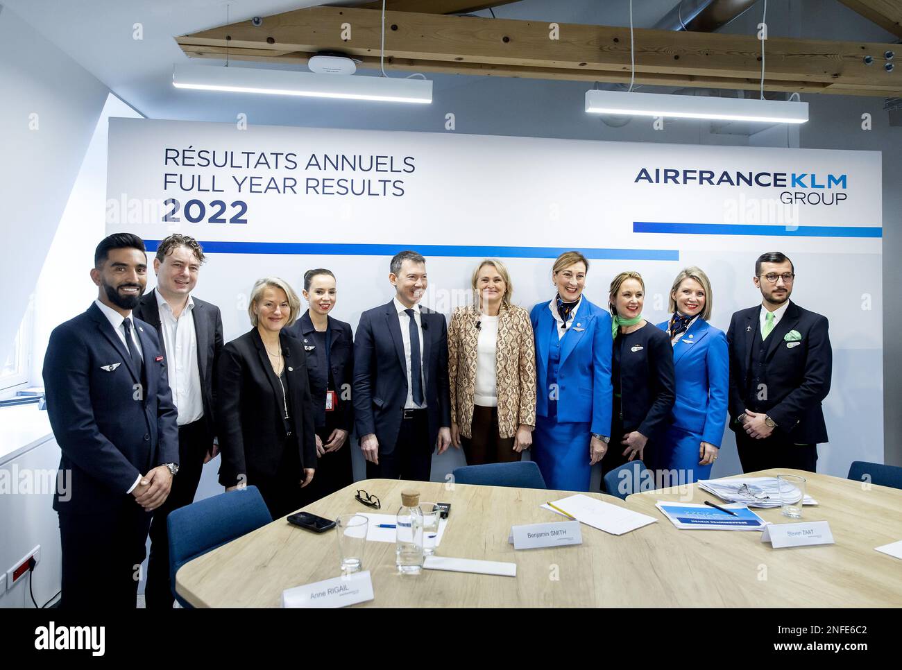 PARIS - Steven Zaat, CFO Air France-KLM, Anne Rigail, CEO Air France ...