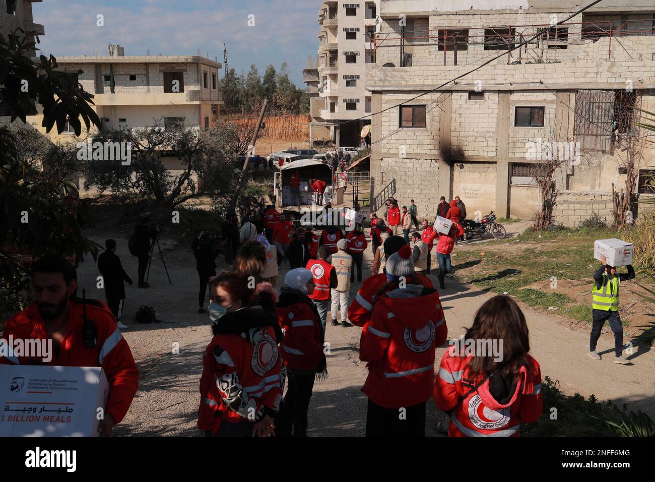Syrian earthquake aid hi-res stock photography and images - Alamy