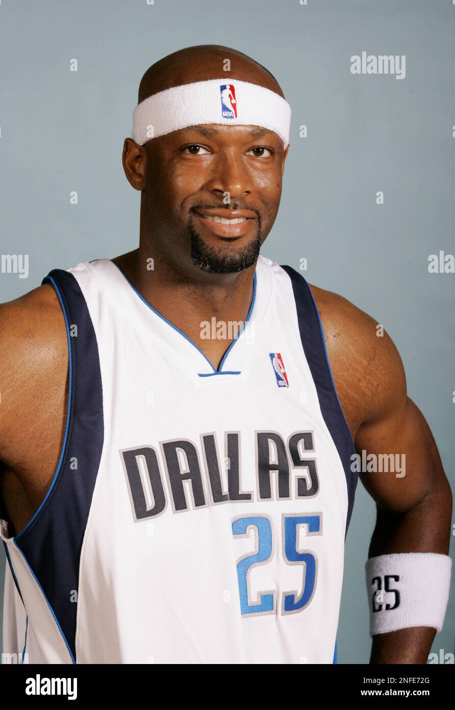 Dallas Mavericks center Erick Dampier poses during media day at ...