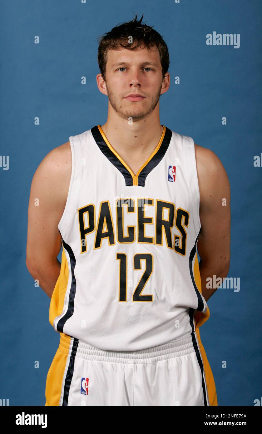 Indiana Pacers guard Travis Diener poses during the NBA team's media ...
