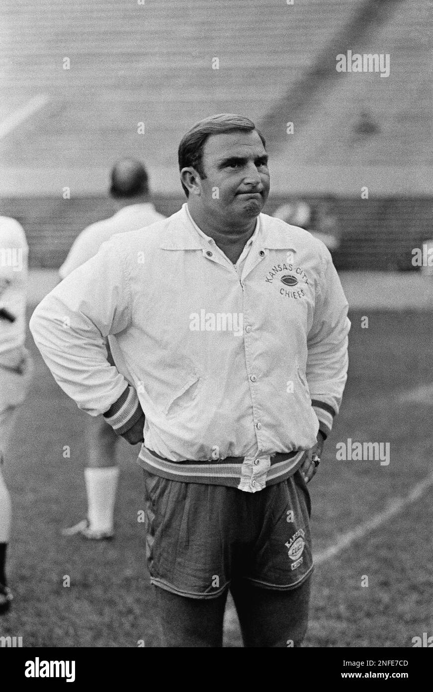 Hank Stram, chief coach of the World Champion Kansas City Chiefs ...