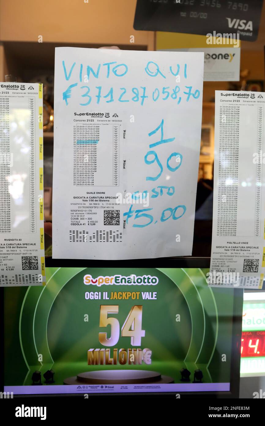 Superenalotto logo hi-res stock photography and images - Alamy