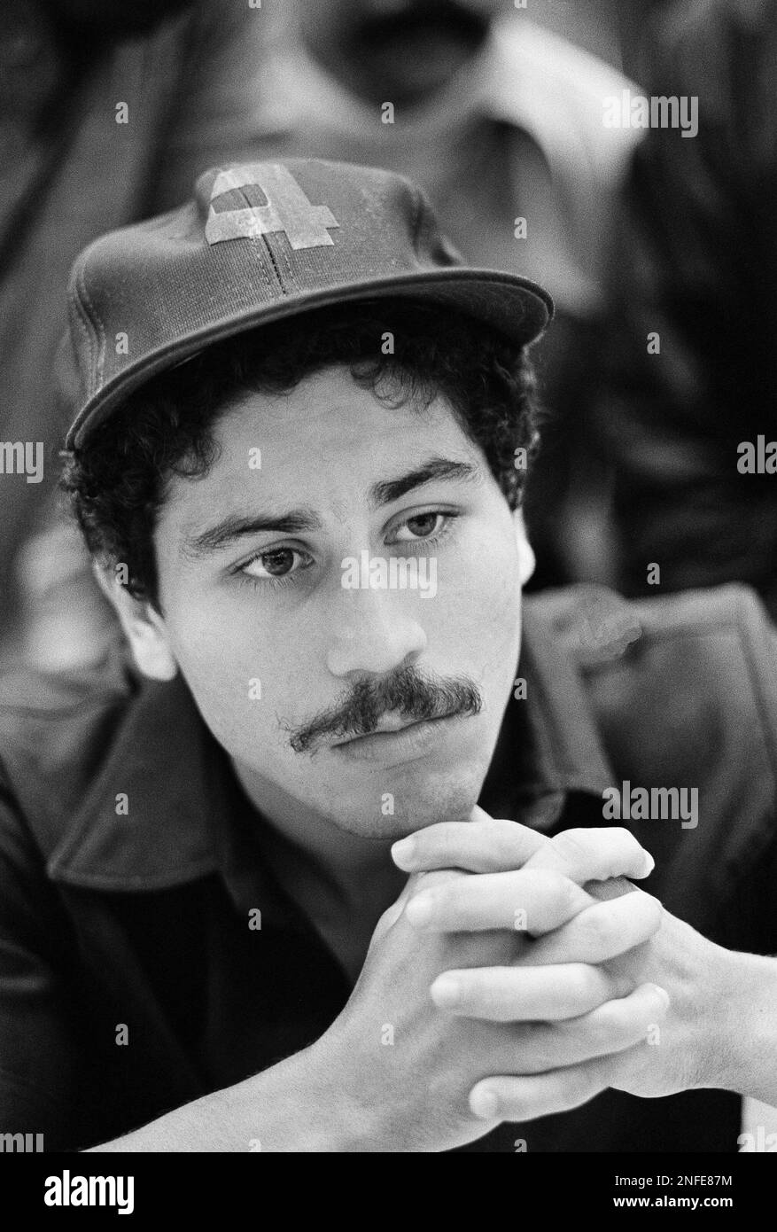 World super bantam-weight boxing champion Wilfredo Gomez of Puerto Rico ...