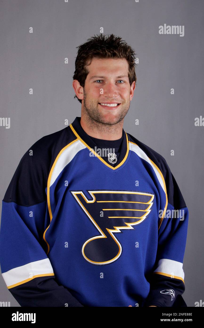 This is a photo showing St. Louis Blues hockey player right wing David ...
