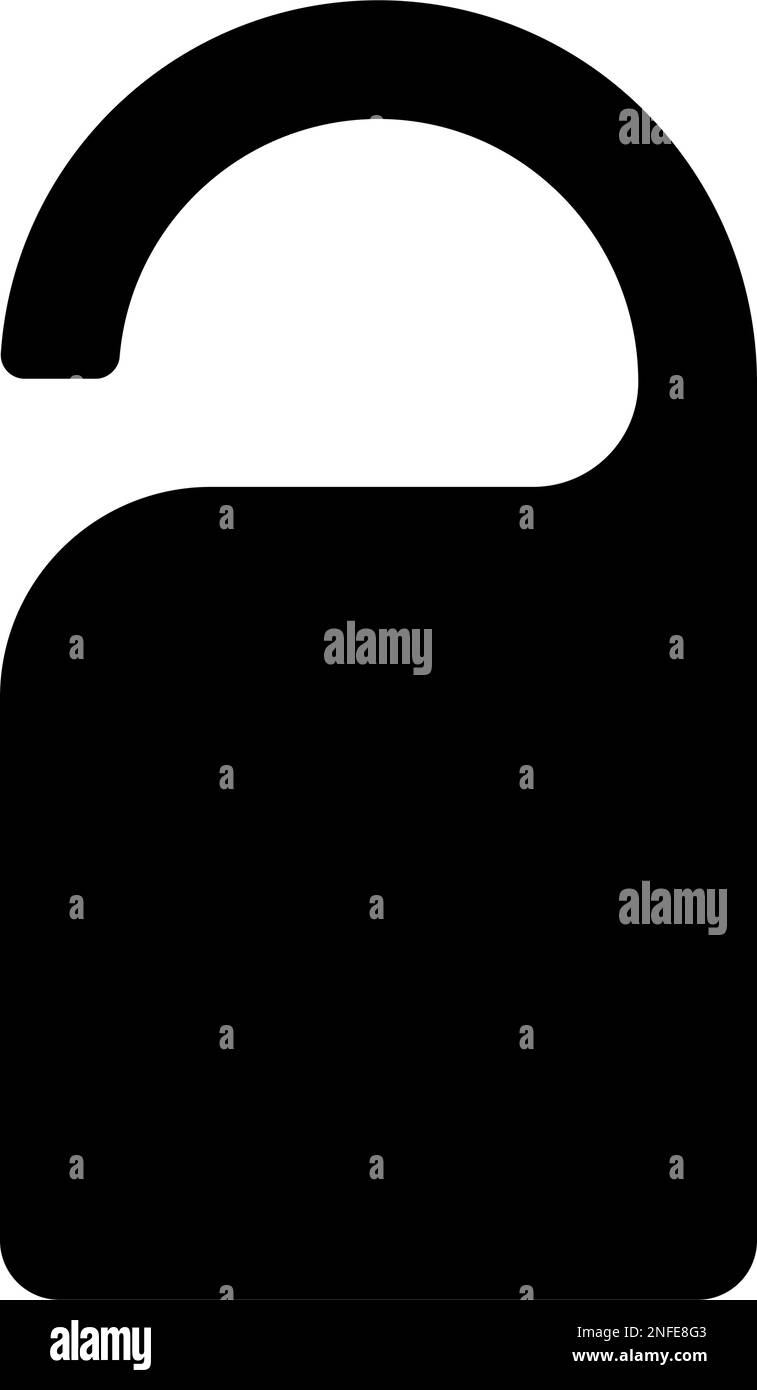 Hotel icon privacy concept Cut Out Stock Images & Pictures - Alamy