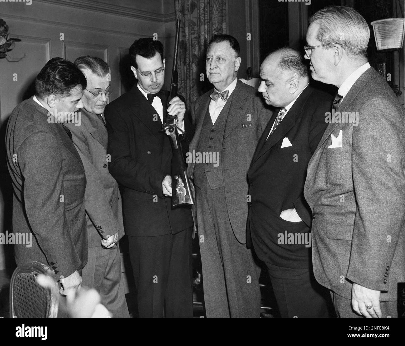 Thomas Hall, gun curator of the Arms and Ammunition division of Olin ...