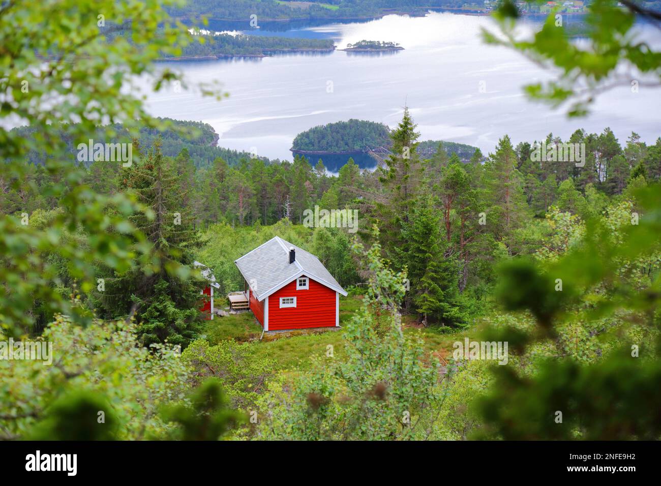 Norway Sunnmore District Landscape View From Nihusen Mountain In Norway Sunnmore District Landscape View From Nihusen Mountain In
