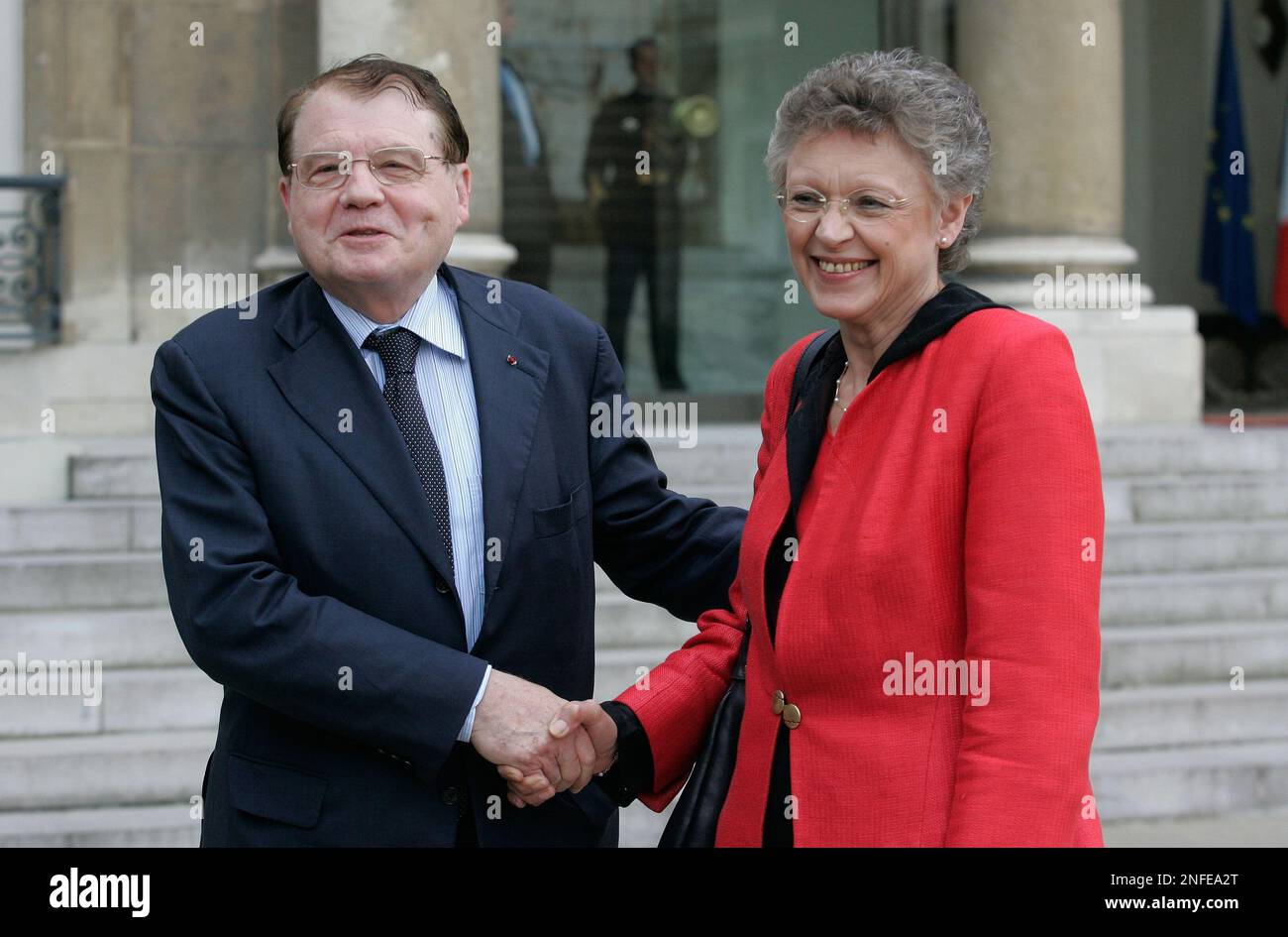 Winners of the Nobel Prize of medicine French scientists Luc Montagnier ...