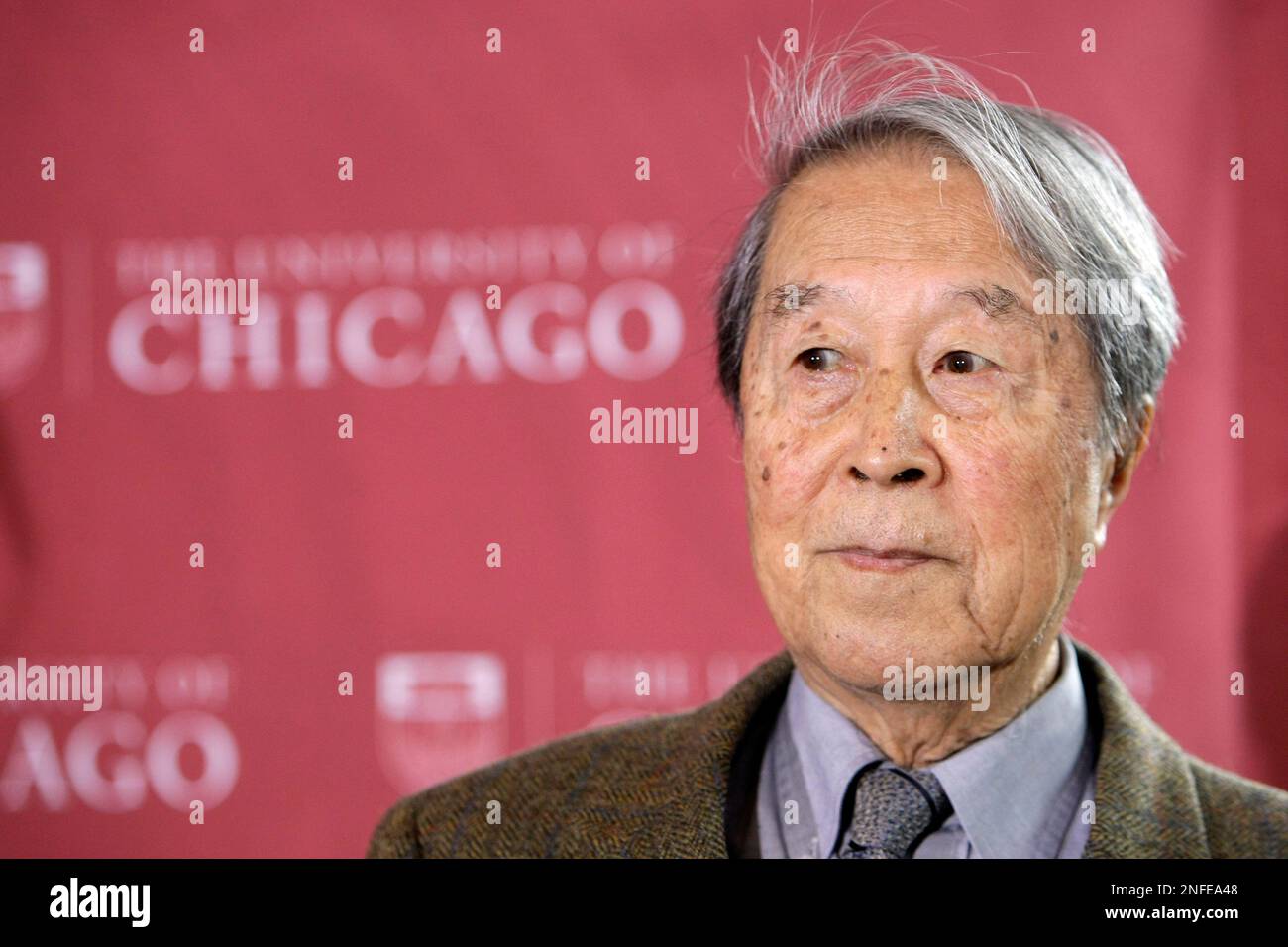 University of Chicago Physics professor Yoichiro Nambu during a news ...
