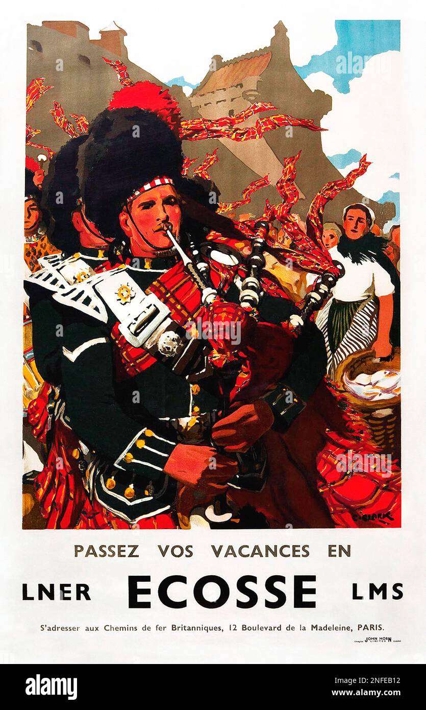 Vintage 1950s LNER Rail Poster - ECOSSE ( Scotland) Edinburgh Stock ... Vintage 1950s LNER Rail Poster - ECOSSE ( Scotland) Edinburgh Stock ...