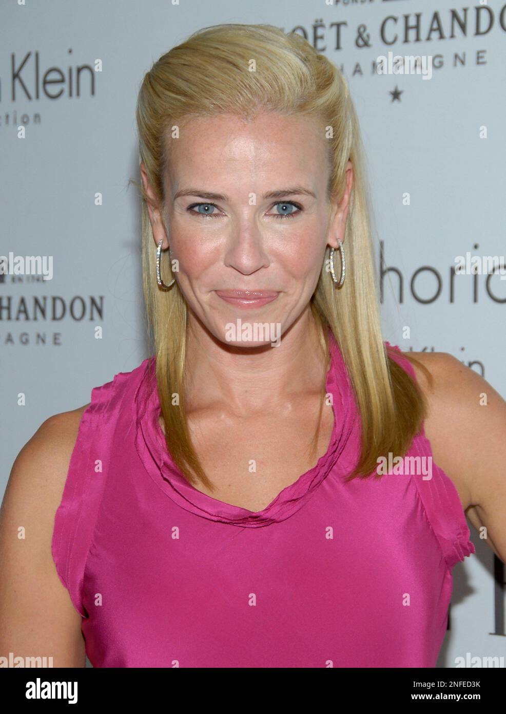 Comedian Chelsea Handler poses on the press line at Elle Magazine's ...