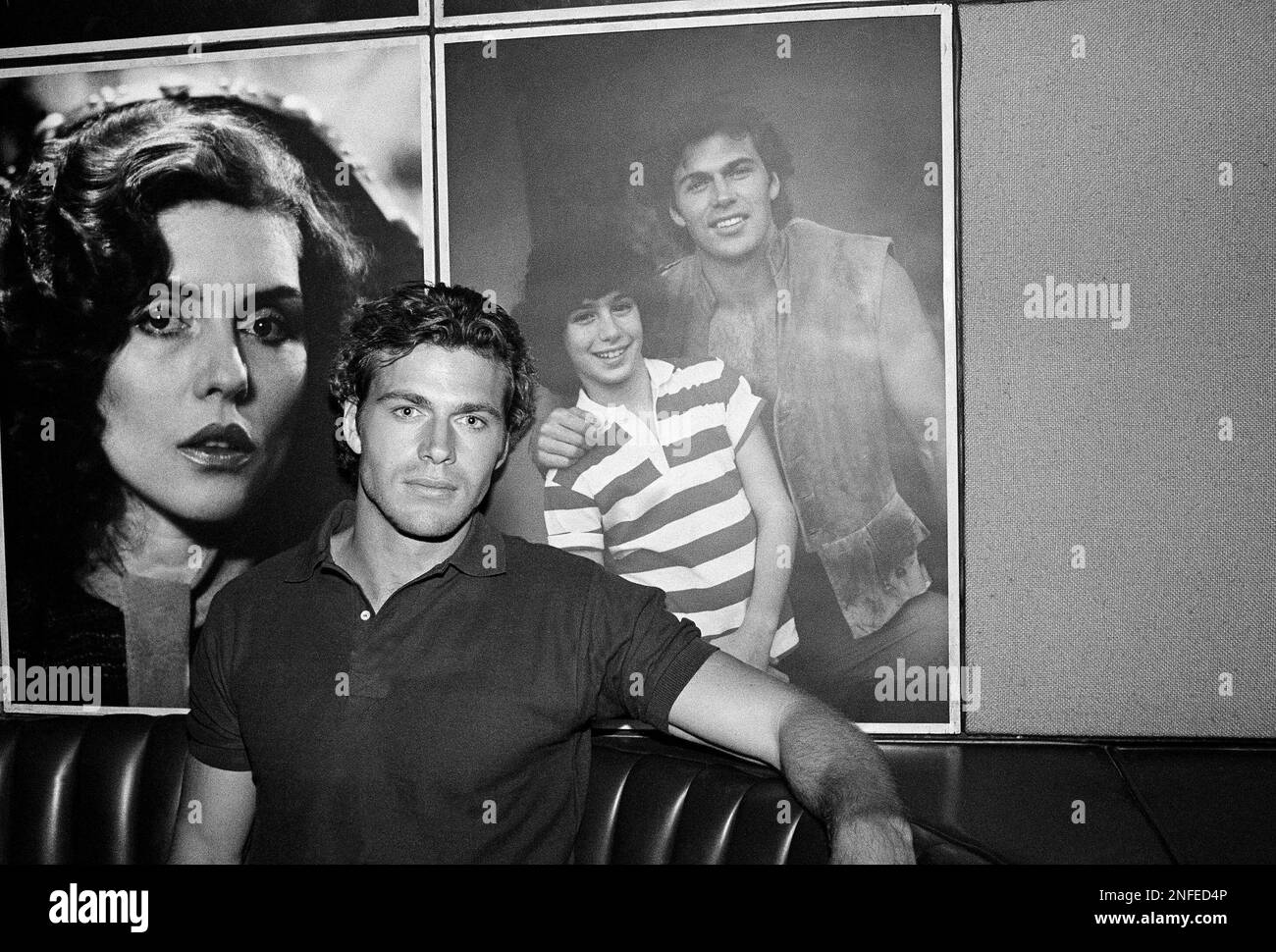 Jon-Erik Hexum, who stars as Phineas Bogg in the NBC series "Voyagers ...