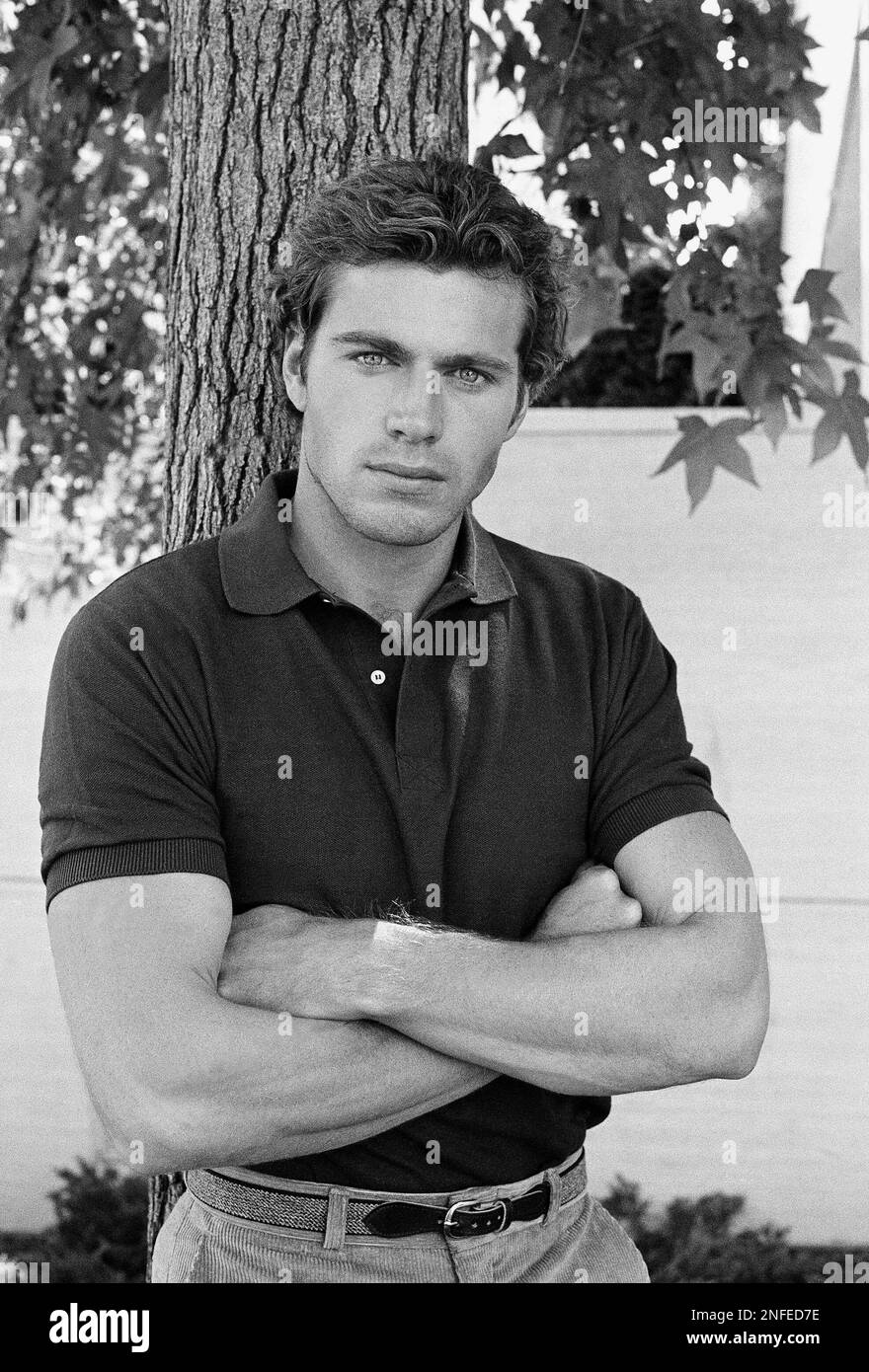 Jon-Erik Hexum, who stars as Phineas Bogg in the NBC series "Voyagers ...