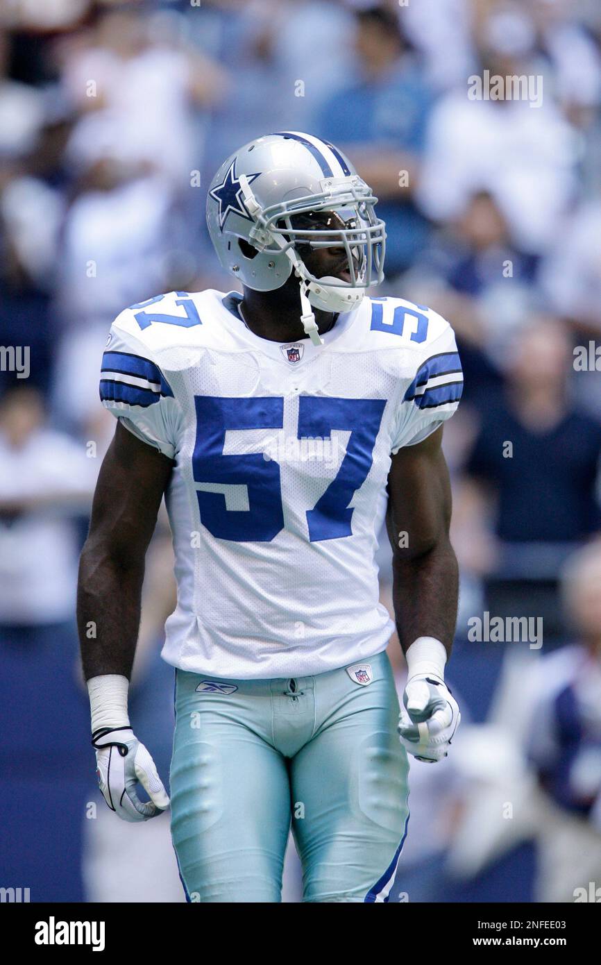 Dallas Cowboys linebacker Kevin Burnett (57) before an NFL football ...